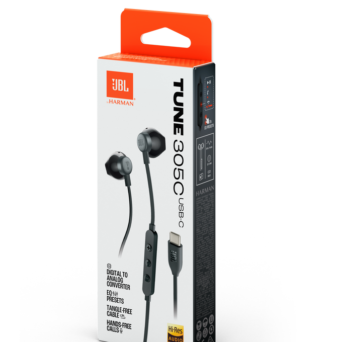 JBL Tune 305C USB | Kabelgebundener Hi-Res-Earbud-Kopfhörer